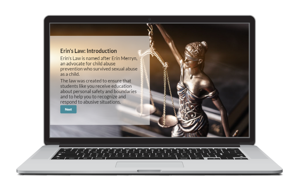 New in 2024! Erin’s Law Curriculum Series - 7 Mindsets